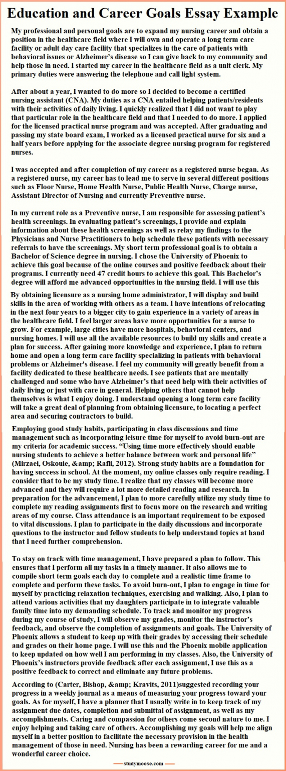 Career Goals Essay Writing: How to Create It Like a Pro - Resume ...