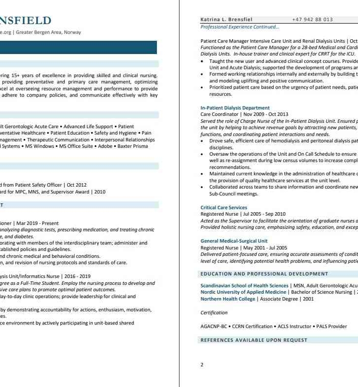 Samples Archive - Resume Writing Lab